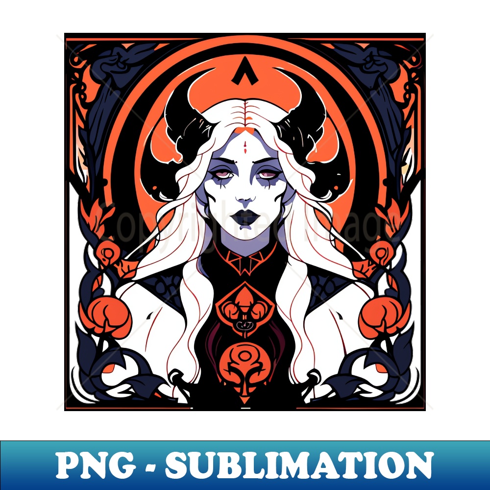 Gothic Devil Girl - Special Edition Sublimation PNG File - P | Inspire ...