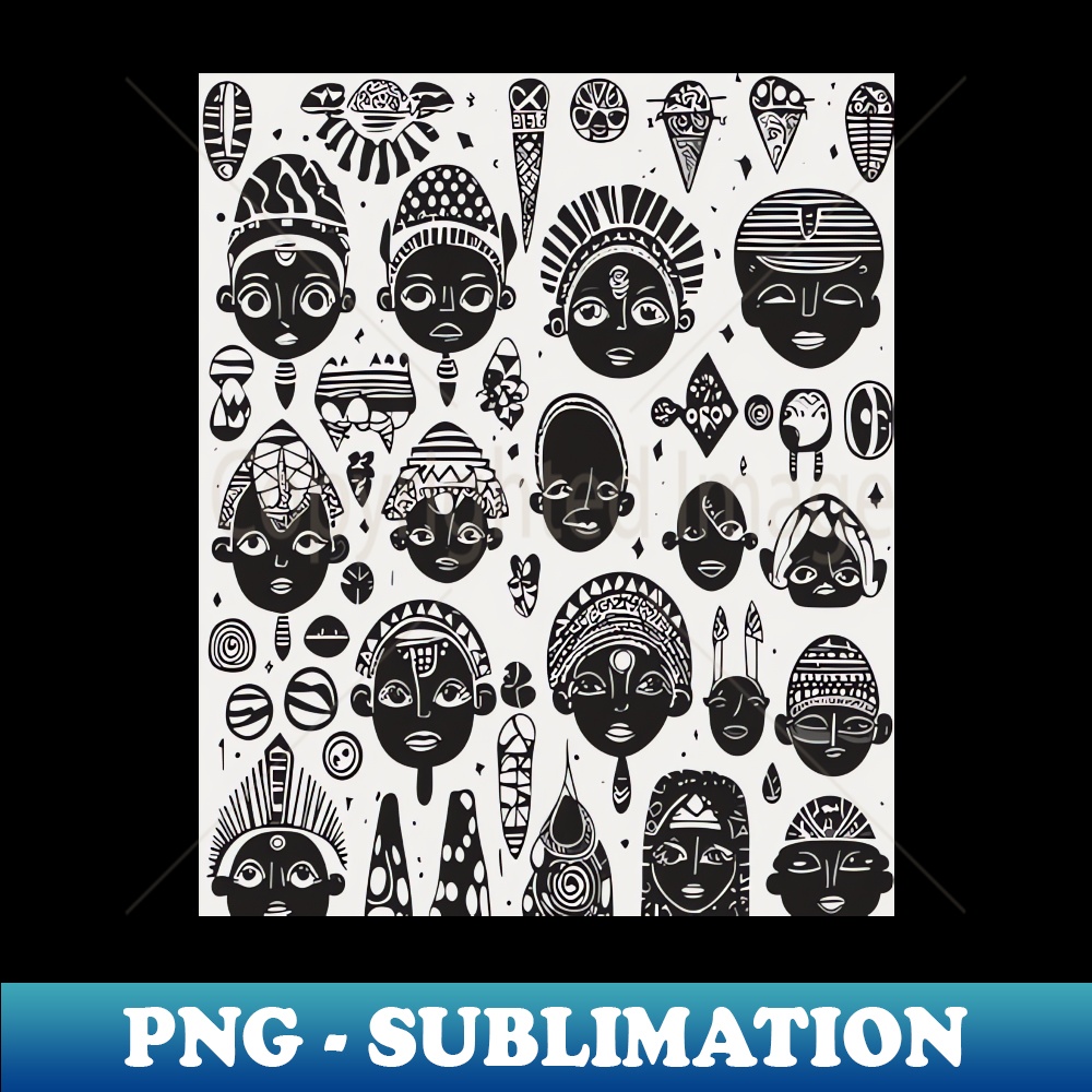 African patterns and art - PNG Transparent Sublimation Desig - Inspire ...