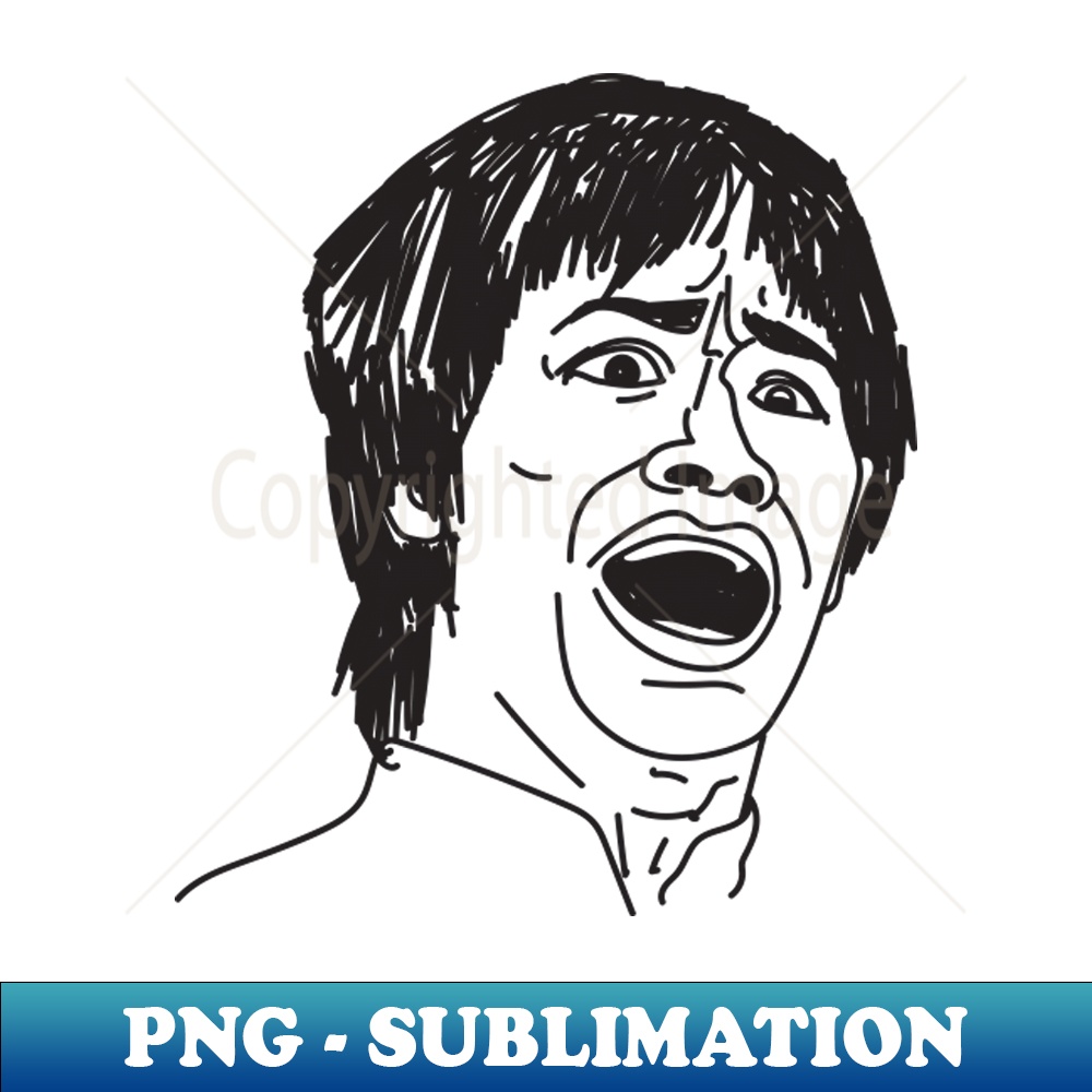 Bruce Lee Meme - Special Edition Sublimation PNG File - Perf - Inspire ...