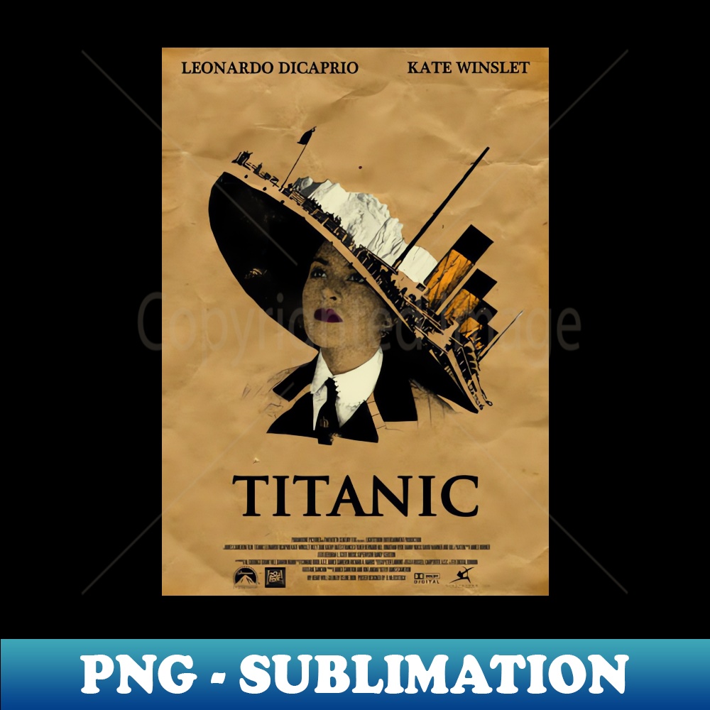 Titanic - High-Resolution PNG Sublimation File - Perfect for | Inspire ...
