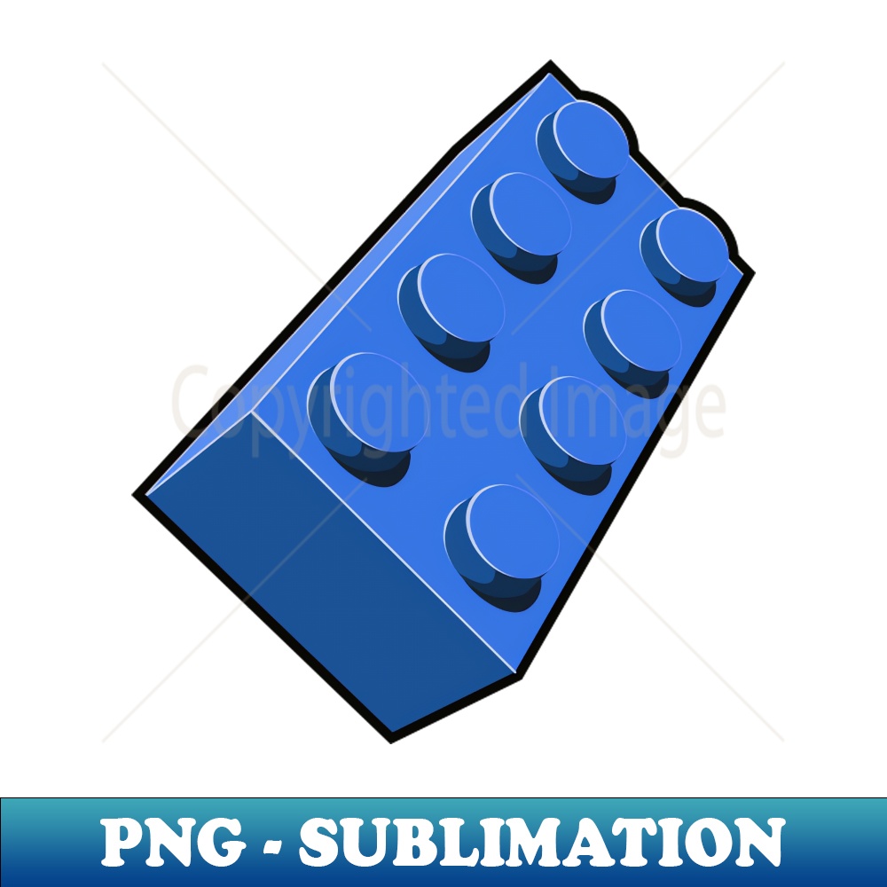 Lego Brick - Blue - Exclusive Sublimation Digital File - Stu | Inspire ...