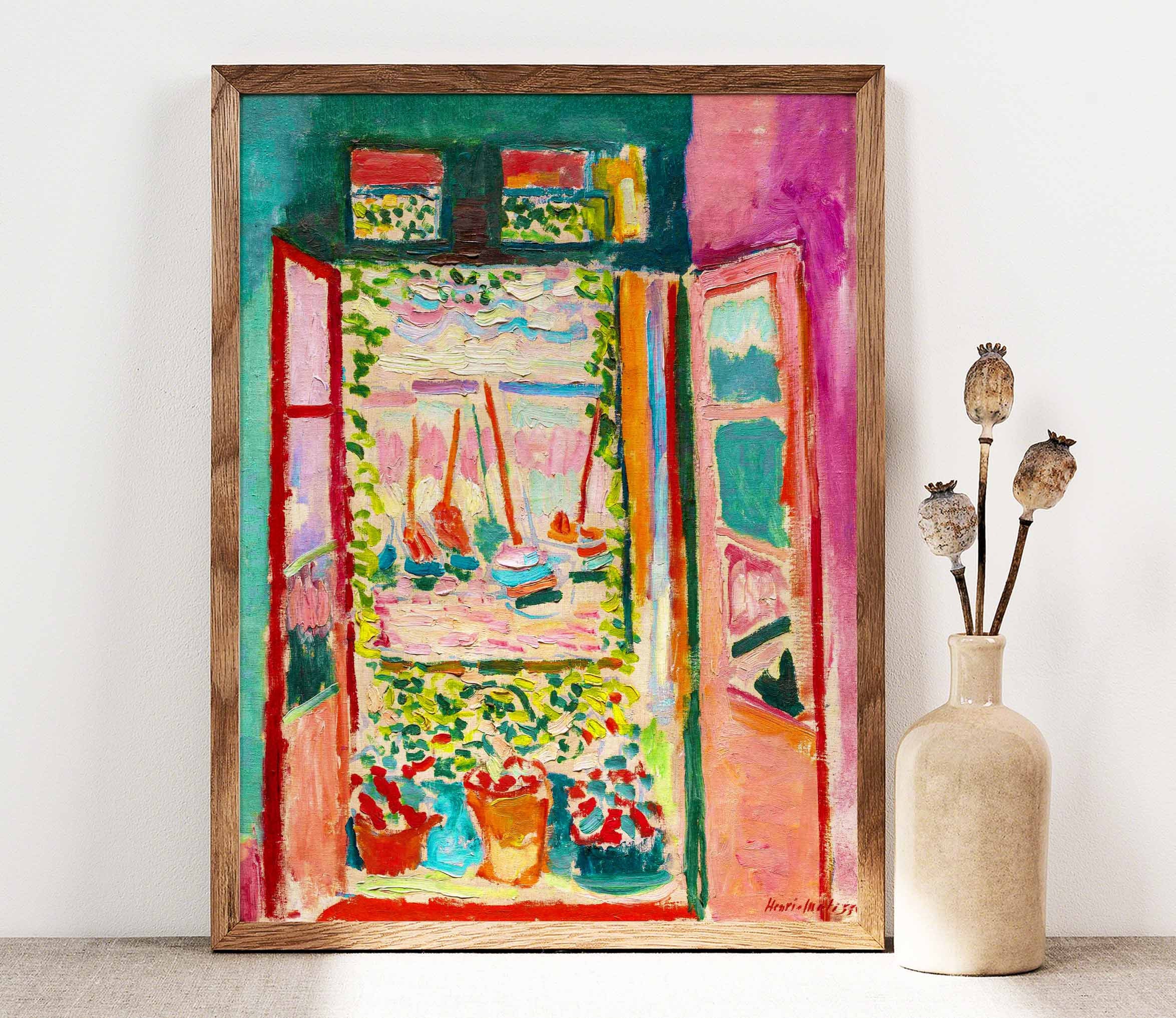 Henri Matisse Open Window Print, Matisse Poster, Gallery Wal - Inspire ...