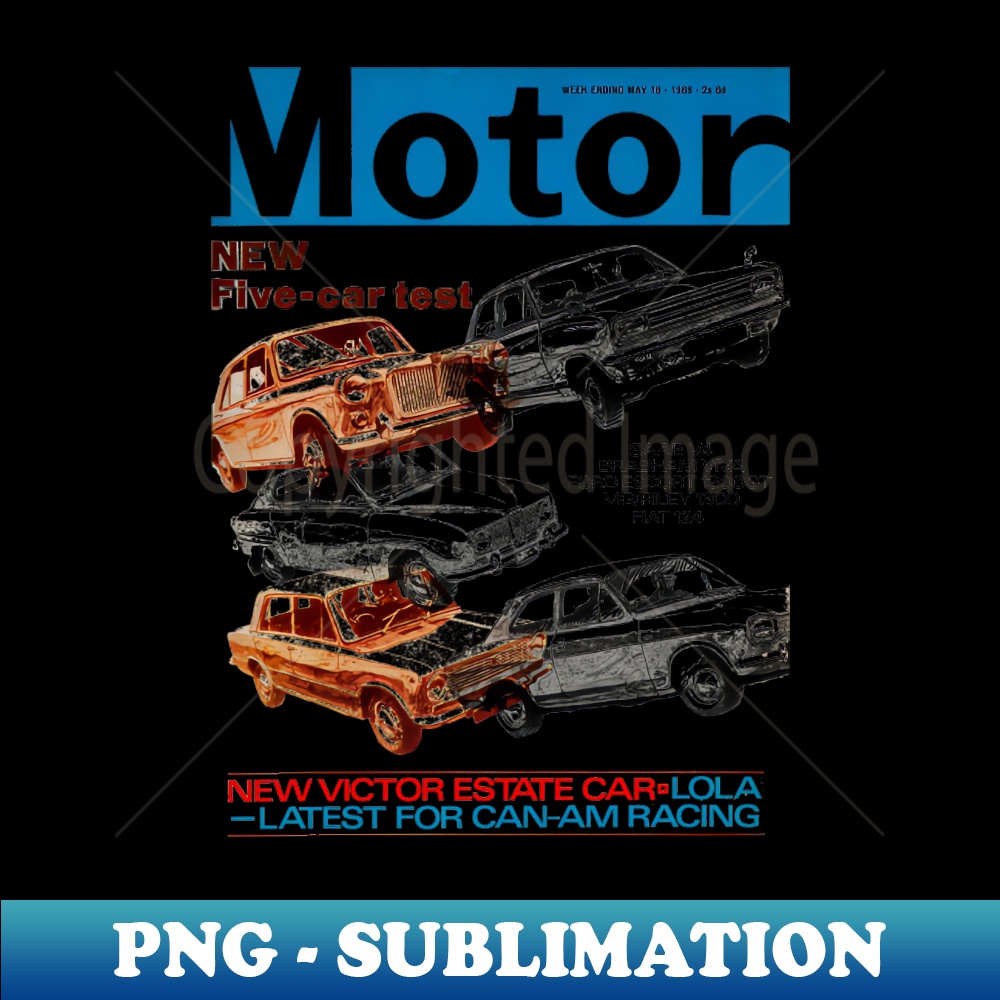 1968 CLASSIC CAR MAGAZINE COVER - Unique Sublimation PNG Dow | Inspire ...