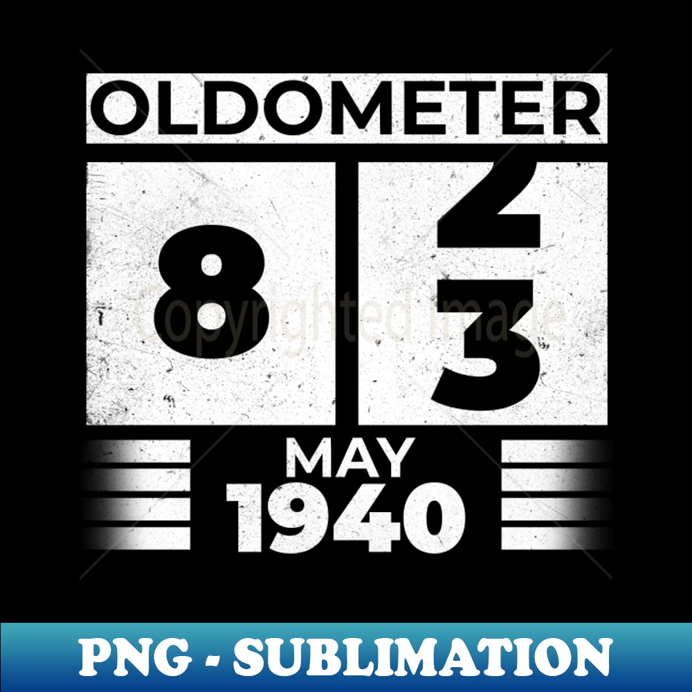Oldometer 83 Years Old Born In May 1940 - Exclusive PNG Subl - Inspire ...
