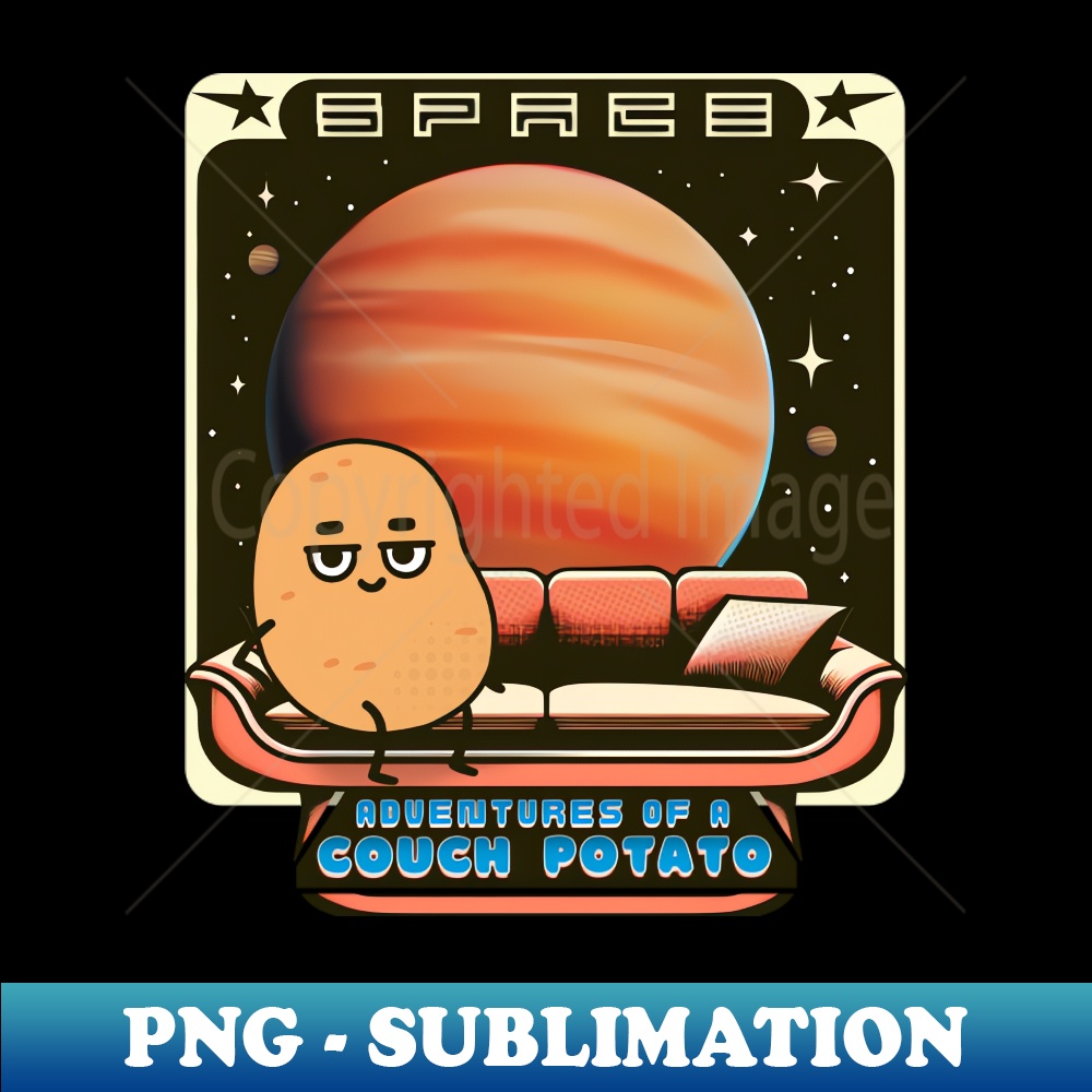 Adventures of a Space Potato - Aesthetic Sublimation Digital | Inspire ...