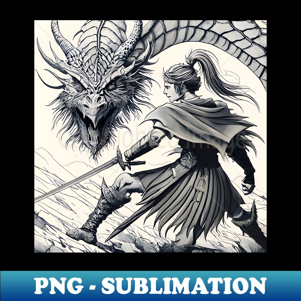 Art of The Dragon Killer - Exclusive Sublimation Digital Fil | Inspire ...