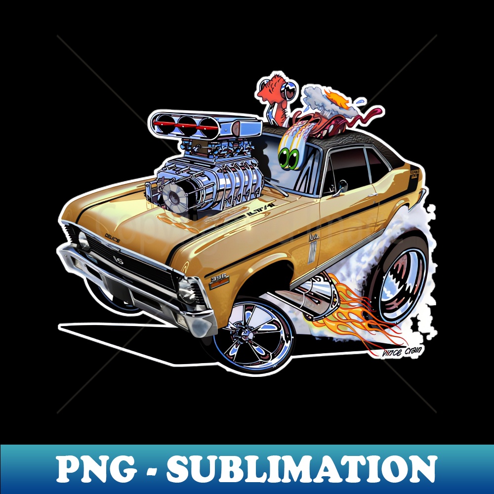 GOLD SUPER Nova 1970 Chevy Nova - PNG Transparent Sublimatio | Inspire ...
