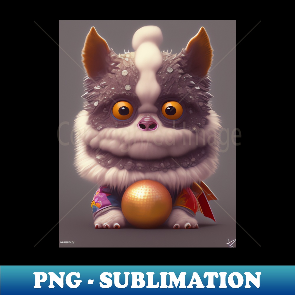 Monster Kitty - PNG Transparent Digital Download File for Su - Inspire Uplift