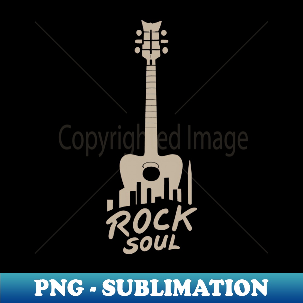 Rock Soul Guitar - High-Resolution PNG Sublimation File - Fa | Inspire ...