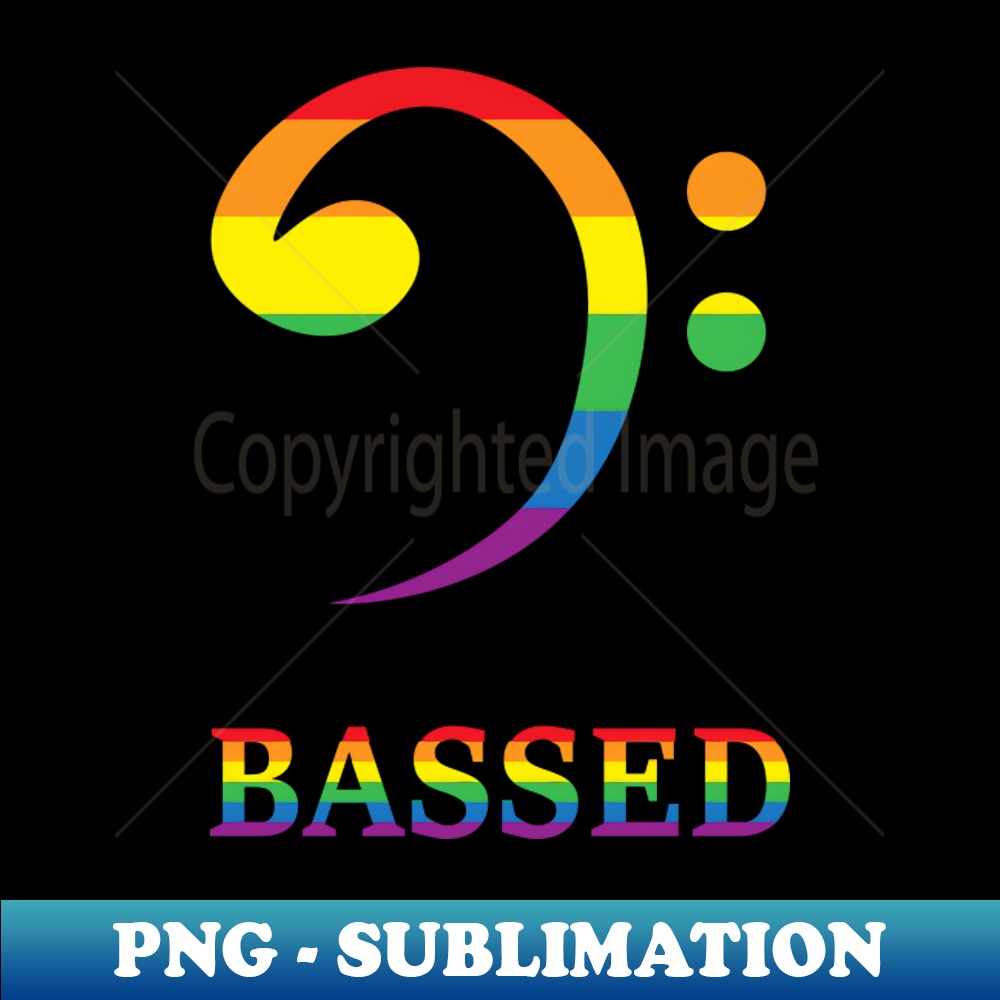 Bass clef for the based in Rainbow colours Bassed clef LGBT | Inspire ...