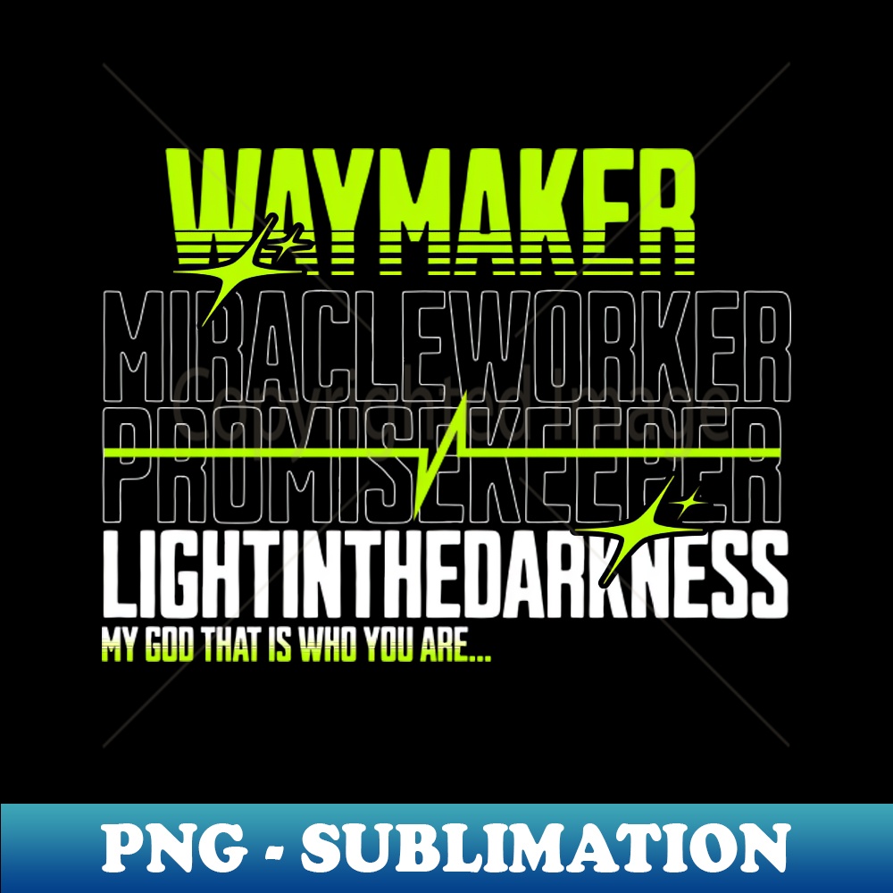 Waymaker - Professional Sublimation Digital Download - Add a | Inspire ...