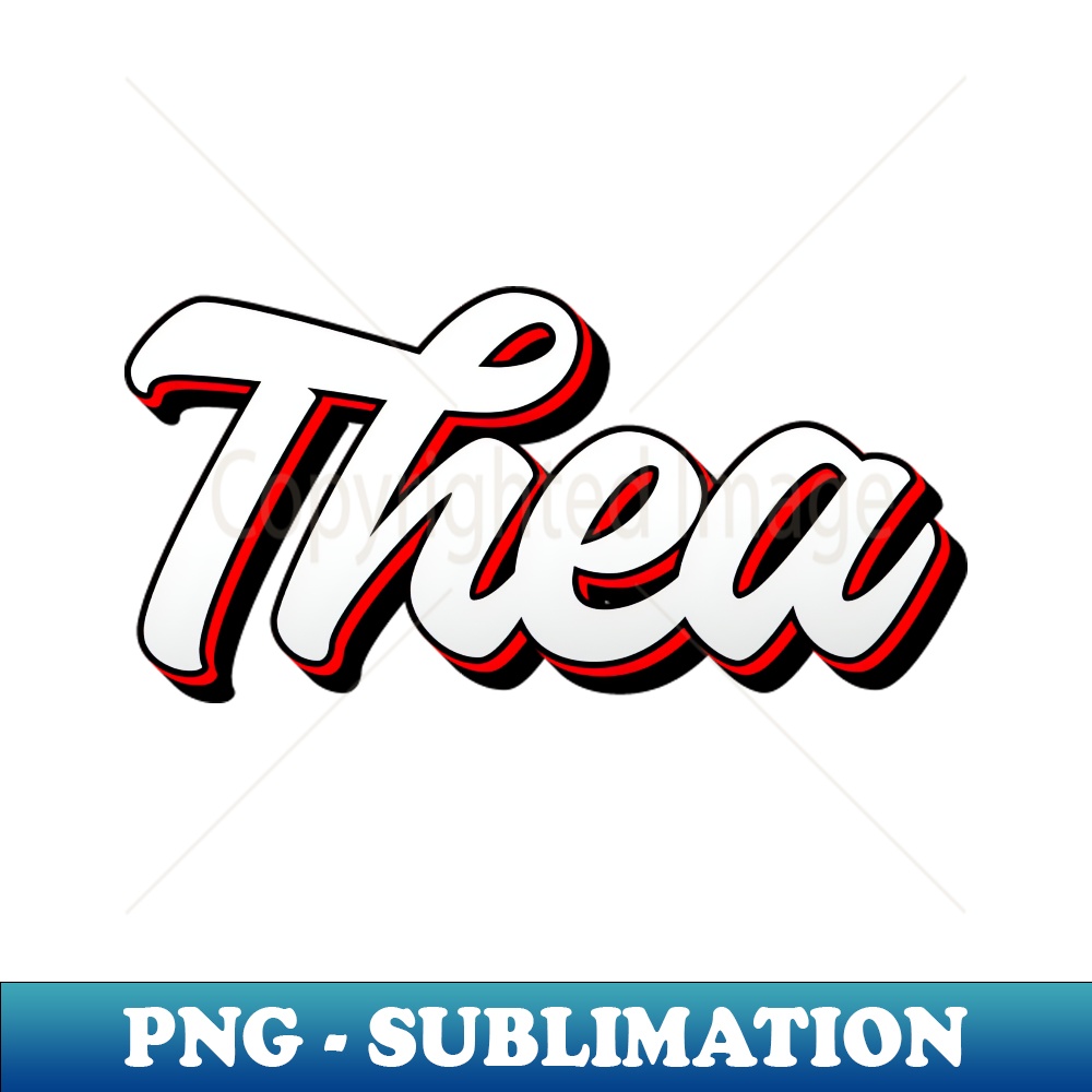 Thea name - cool 70s retro font - Retro PNG Sublimation Digi | Inspire ...