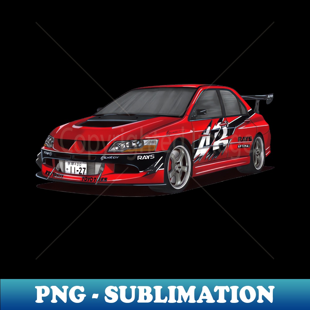 Legendary JDM movie car modified Mitsubishi Lancer Evolution | Inspire ...