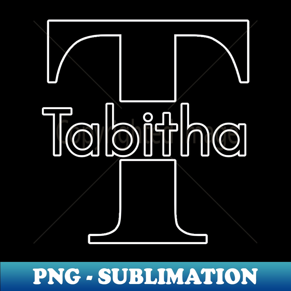Initial T Monogram Tabitha Name Label - Exclusive Sublimatio | Inspire ...
