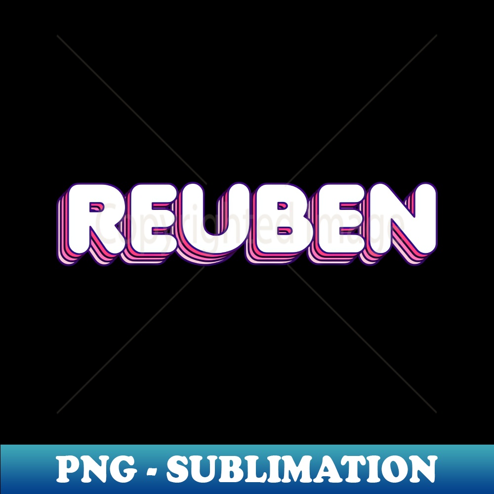 Pink Layers Reuben Name Label - Premium Sublimation Digital | Inspire ...