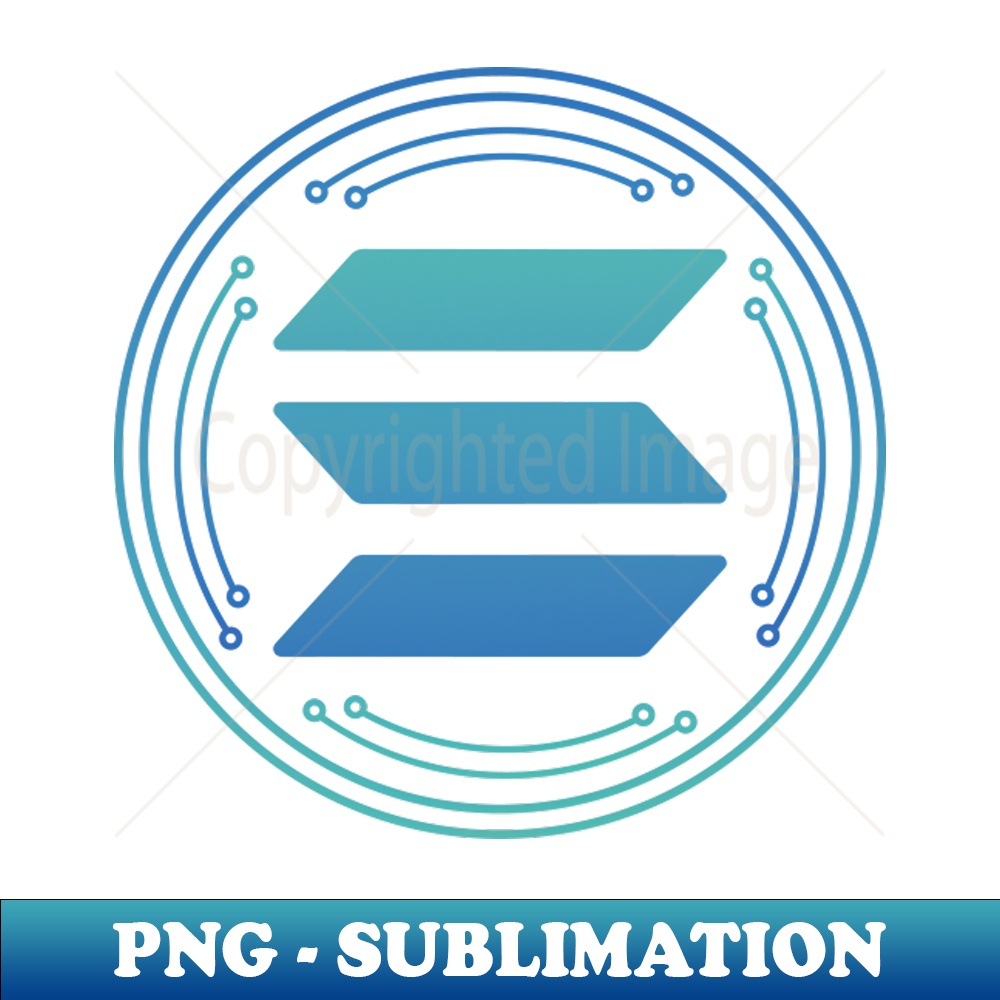 Solana Crypto Gift Idea Design - PNG Transparent Sublimation | Inspire ...