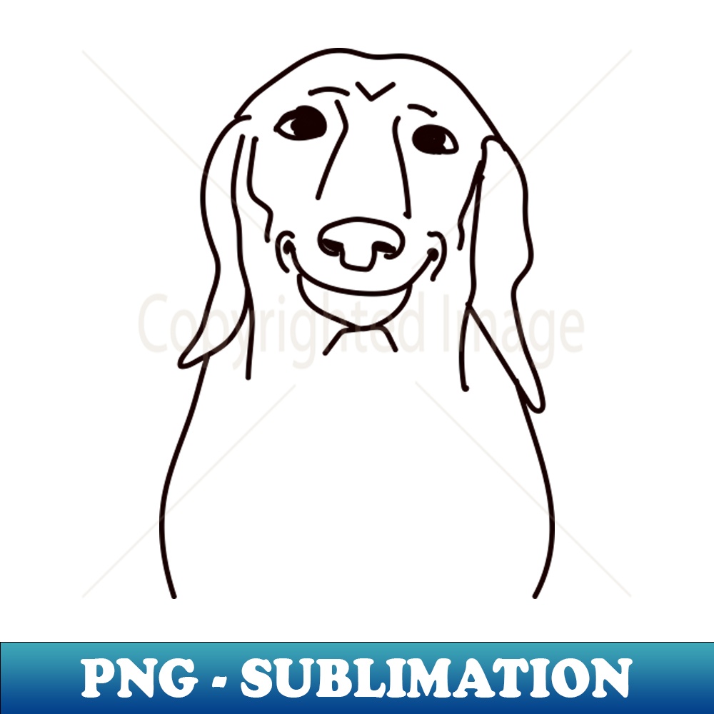 Smiling Dog Meme - High-Quality PNG Sublimation Download - C | Inspire ...