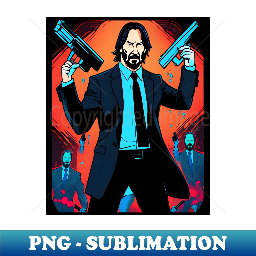 John Wick - PNG Transparent Sublimation File - Unleash Your | Inspire ...