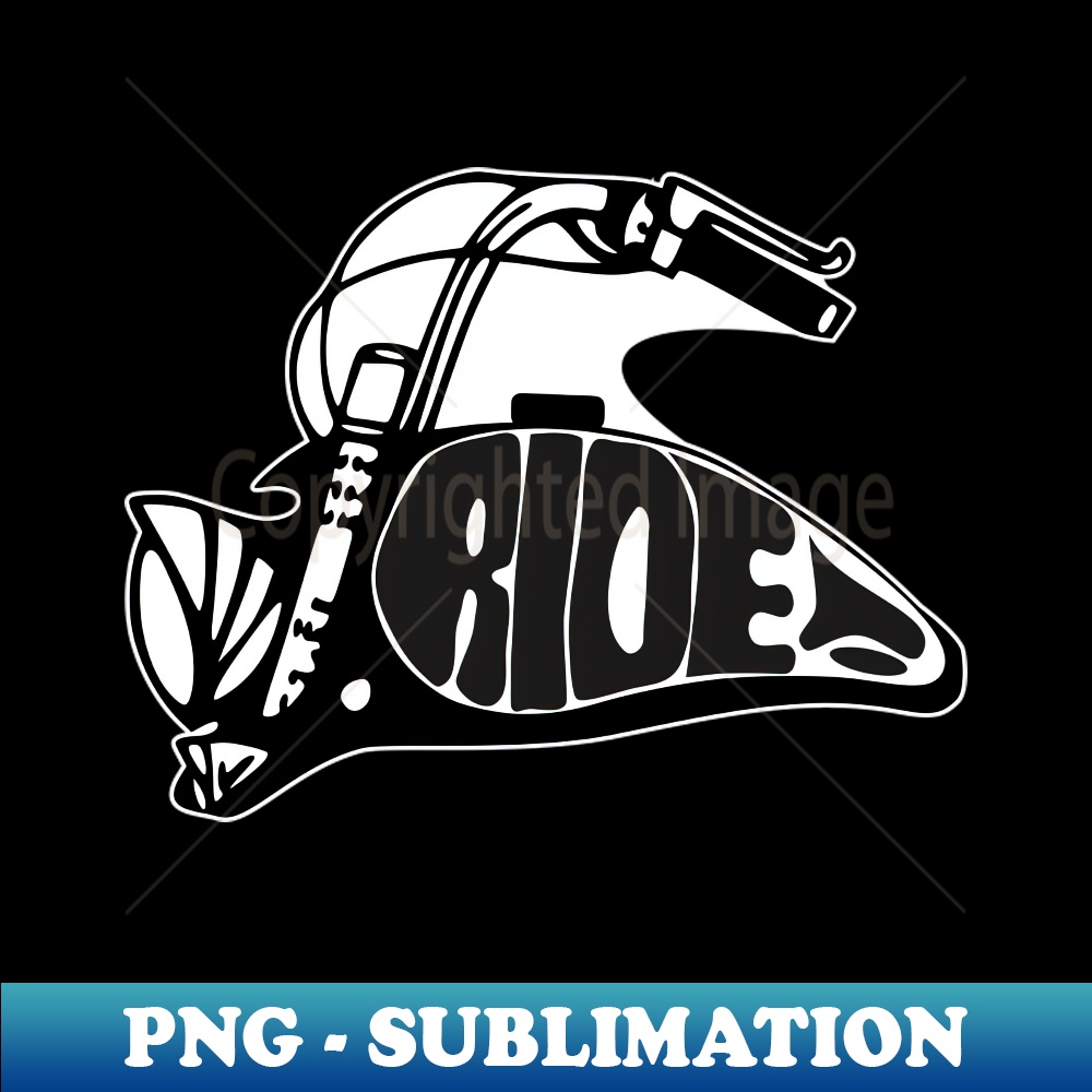 Motorcycle Chrome Tank Bike Rider - Exclusive Sublimation Di | Inspire Uplift