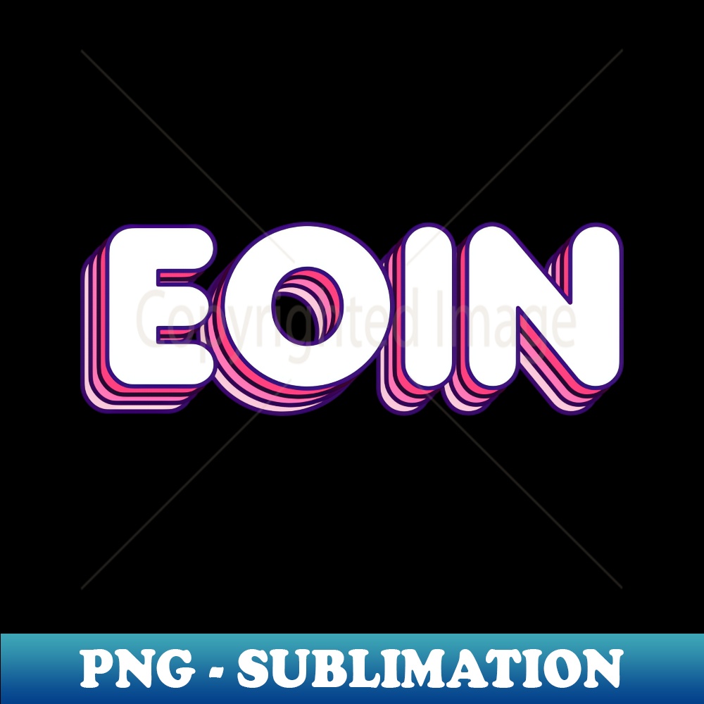 Pink Layers Eoin Name Label - PNG Transparent Sublimation Fi - Inspire ...