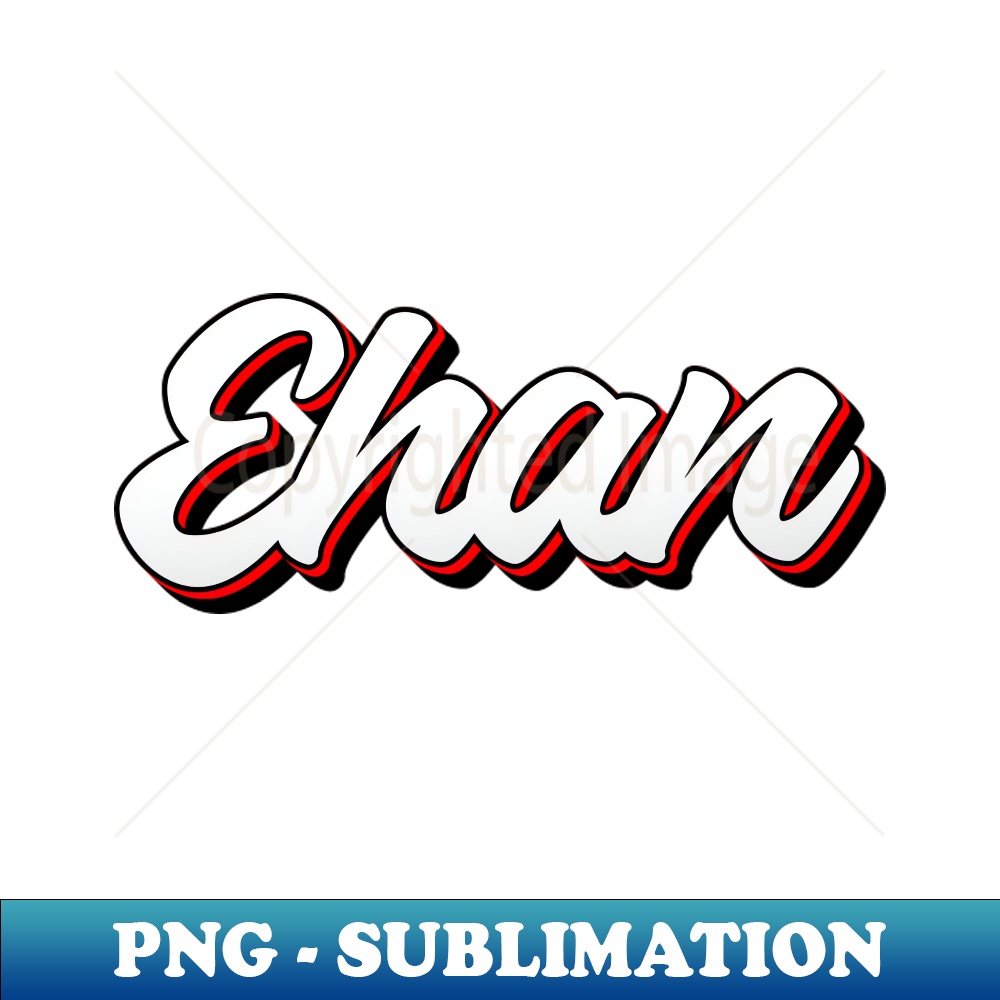 Ehan name - cool 70s retro font - Trendy Sublimation Digital | Inspire ...