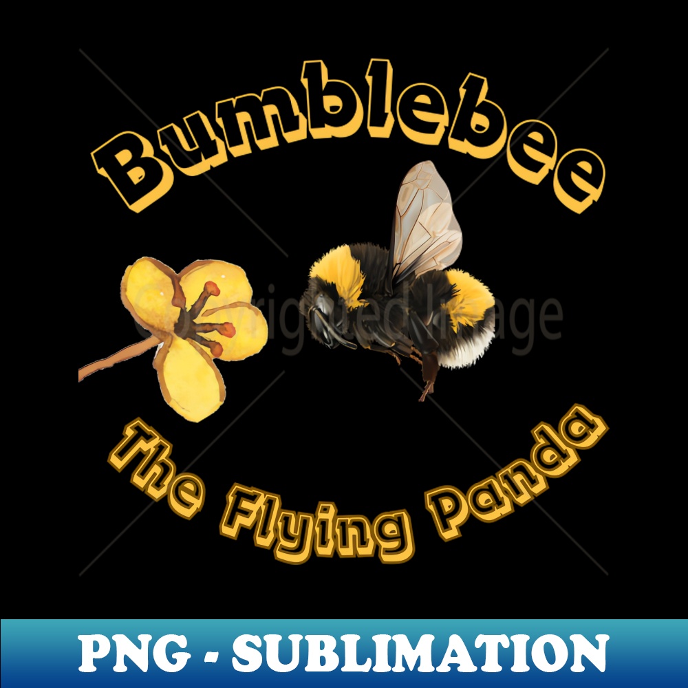 Bumblebee the Flying Panda - High-Resolution PNG Sublimation - Inspire ...