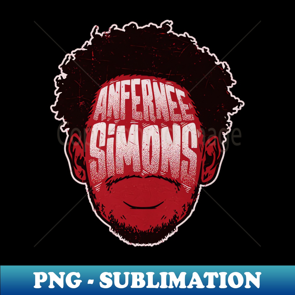 Anfernee Simons Portland Player Silhouette - Exclusive Subli | Inspire ...