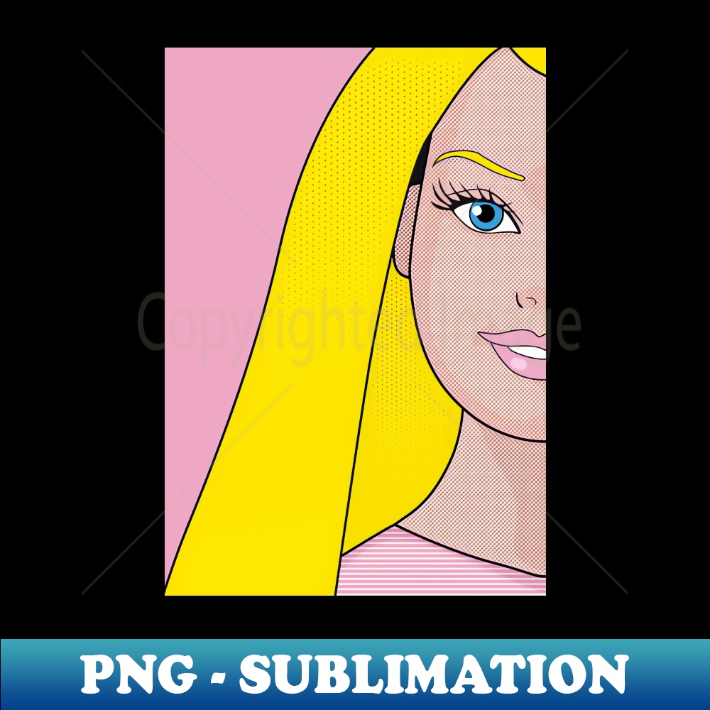 Barbie Movie Profile Fan Pop Art - PNG Sublimation Digital D - Inspire ...