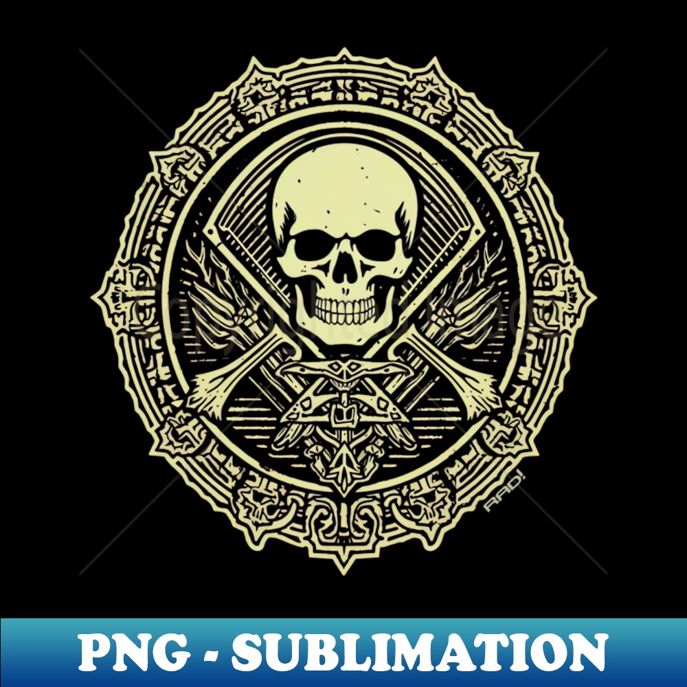 Rad Skull - PNG Transparent Sublimation Design - Defying the - Inspire ...