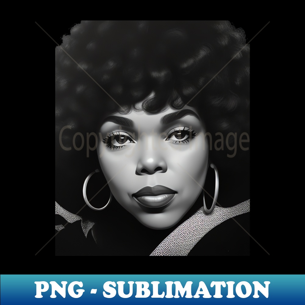 ROBERTA FLACK - Stylish Sublimation Digital Download - Perfe | Inspire Uplift