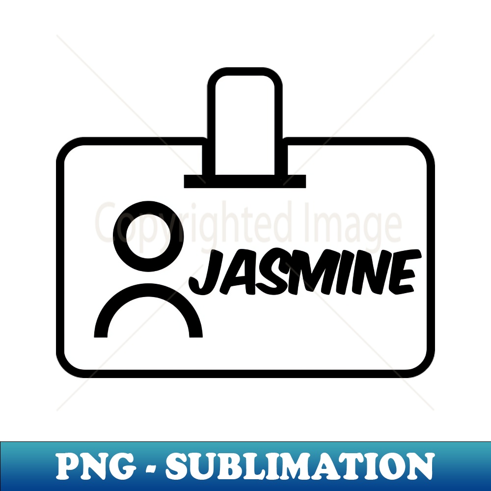 Name ID Jasmine Name Label - PNG Transparent Sublimation Fil | Inspire ...