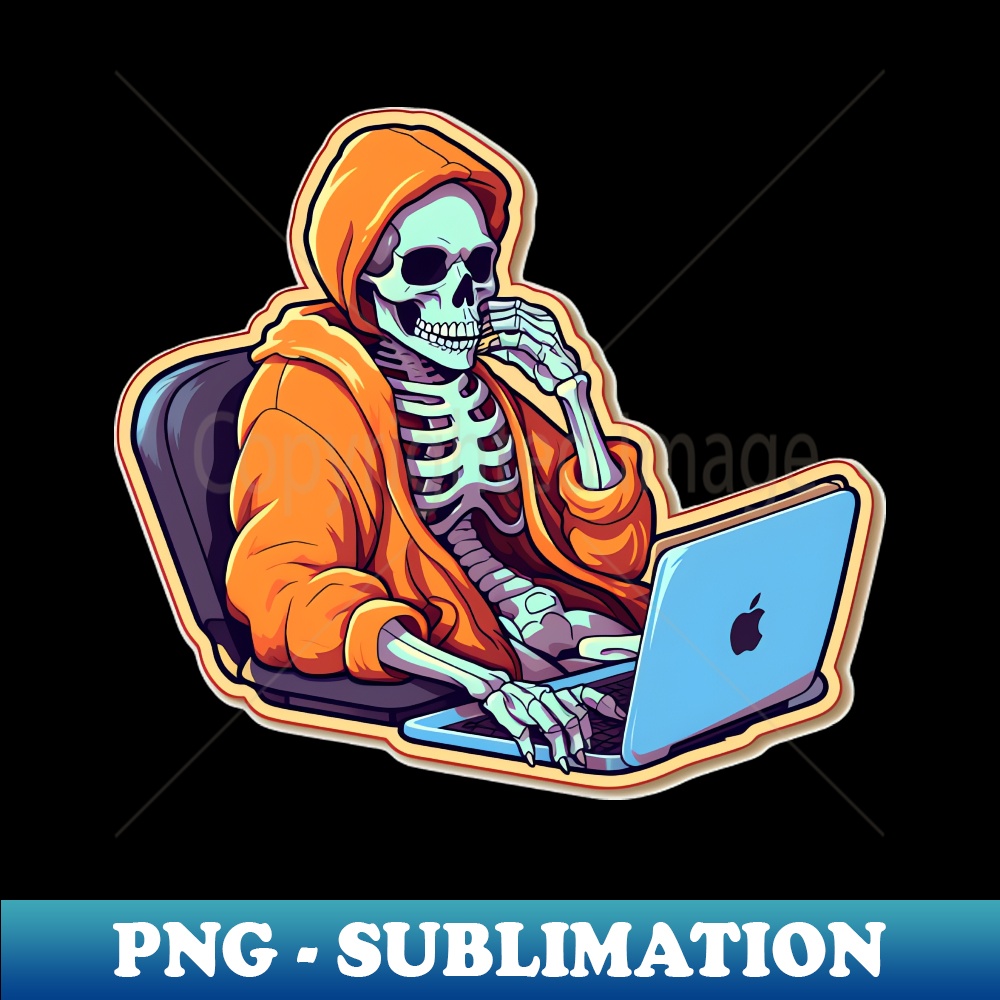 Cool Geek Skeleton - Exclusive Sublimation Digital File - Fa | Inspire ...