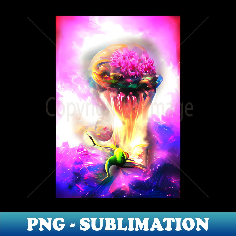 Alien Flower version 1 - PNG Transparent Digital Download Fi | Inspire ...