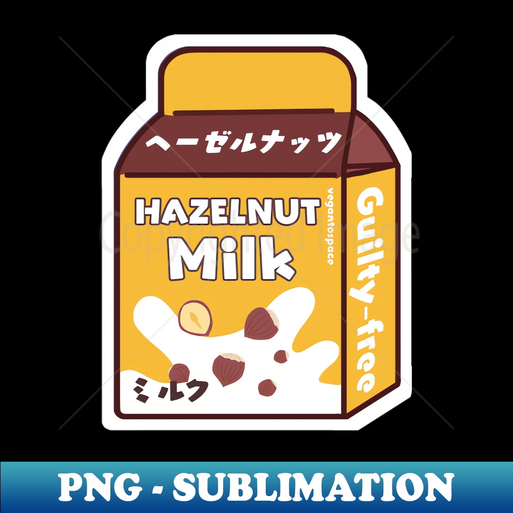 Hazelnut Milk Dairy Free Vegan Milk - Modern Sublimation PNG | Inspire ...