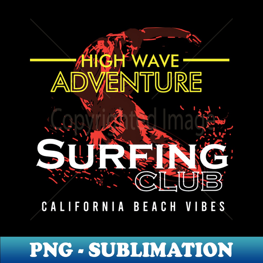 High Wave Adventure Surfing Club - High-Resolution PNG Subli | Inspire ...