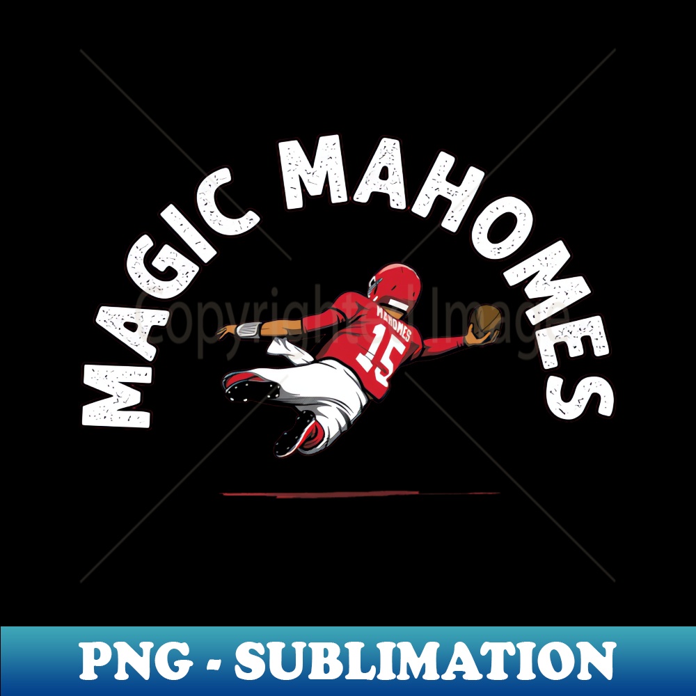 Patrick Mahomes Magic Mahomes - Elegant Sublimation PNG Down | Inspire ...