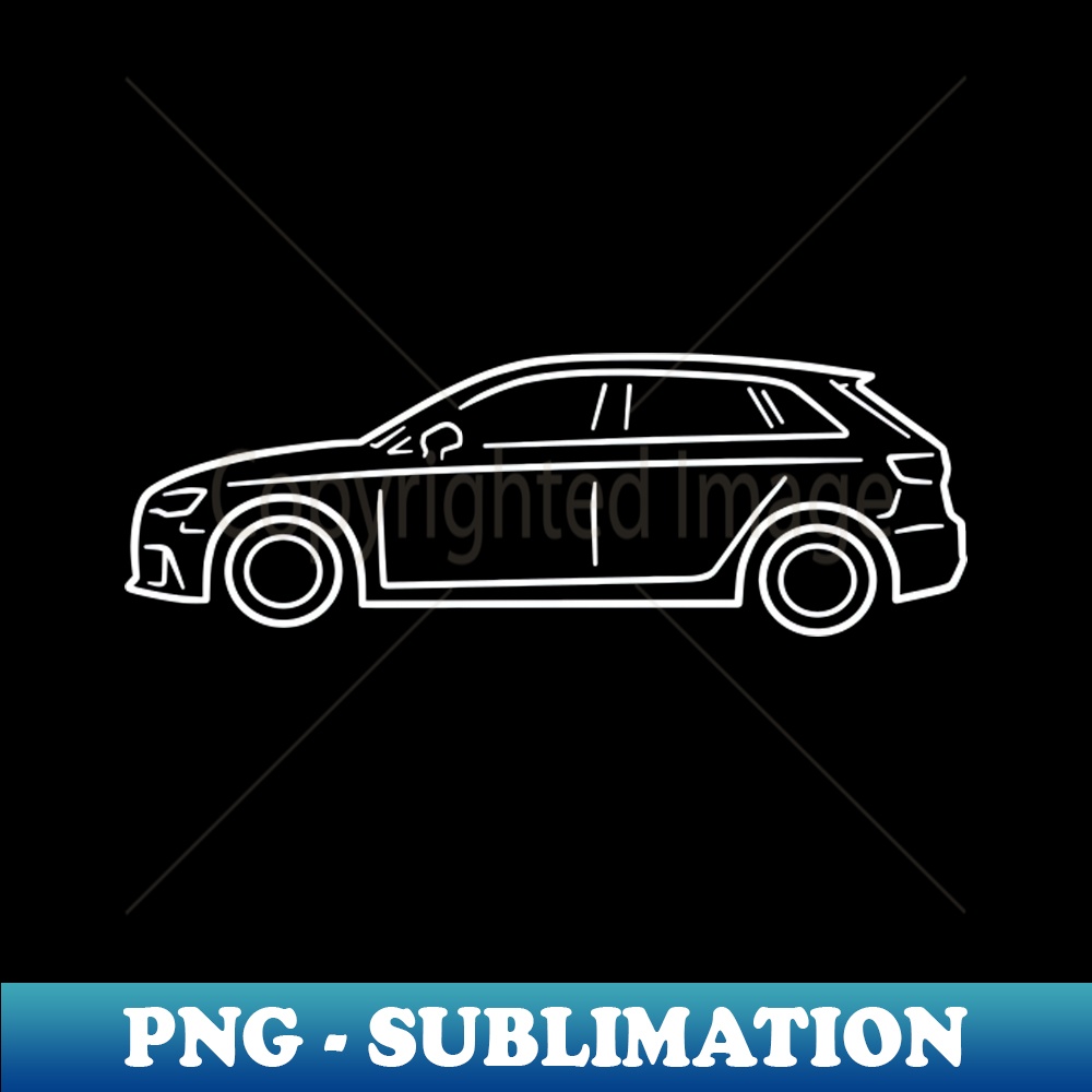 Audi RS3 - Retro PNG Sublimation Digital Download - Unlock V | Inspire ...