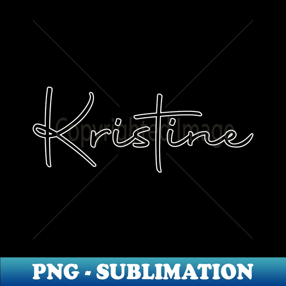 Autography Kristine Name Label - High-Resolution PNG Sublima | Inspire ...