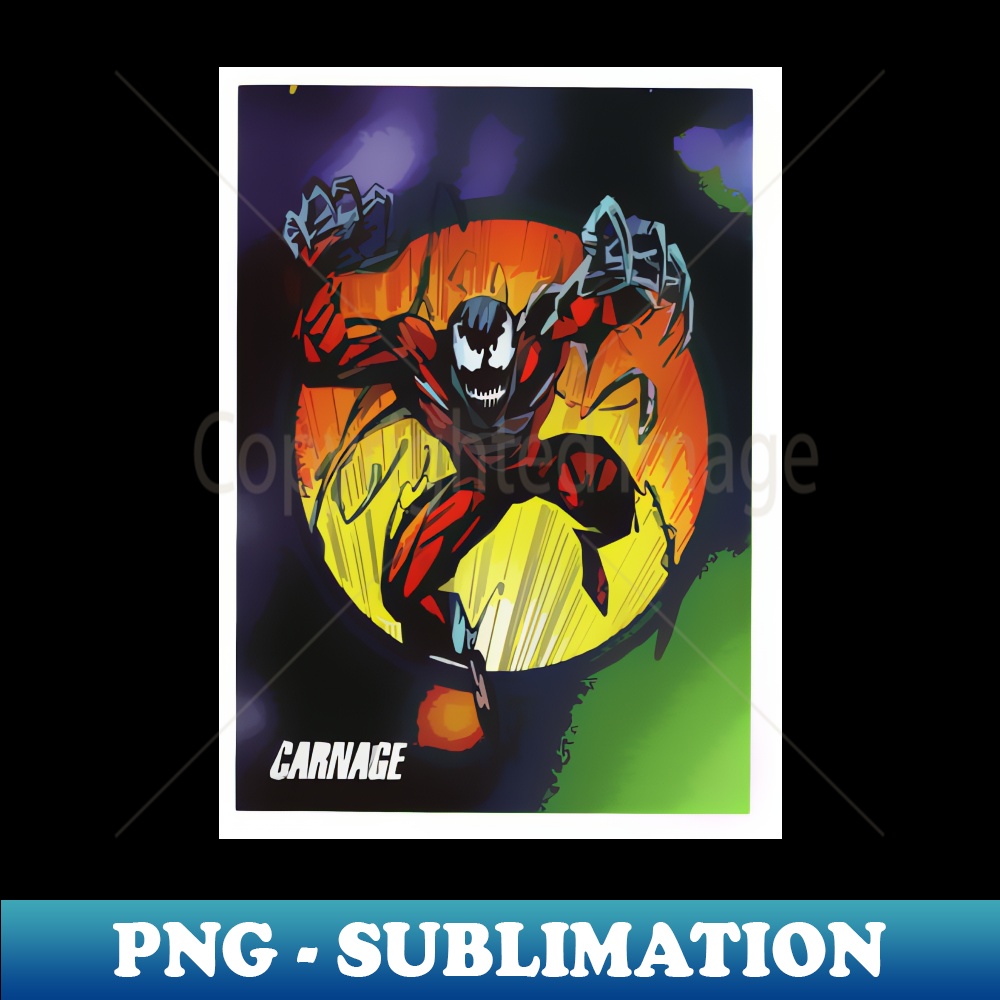 Carnage v2 in a action - PNG Transparent Sublimation Design - Inspire ...