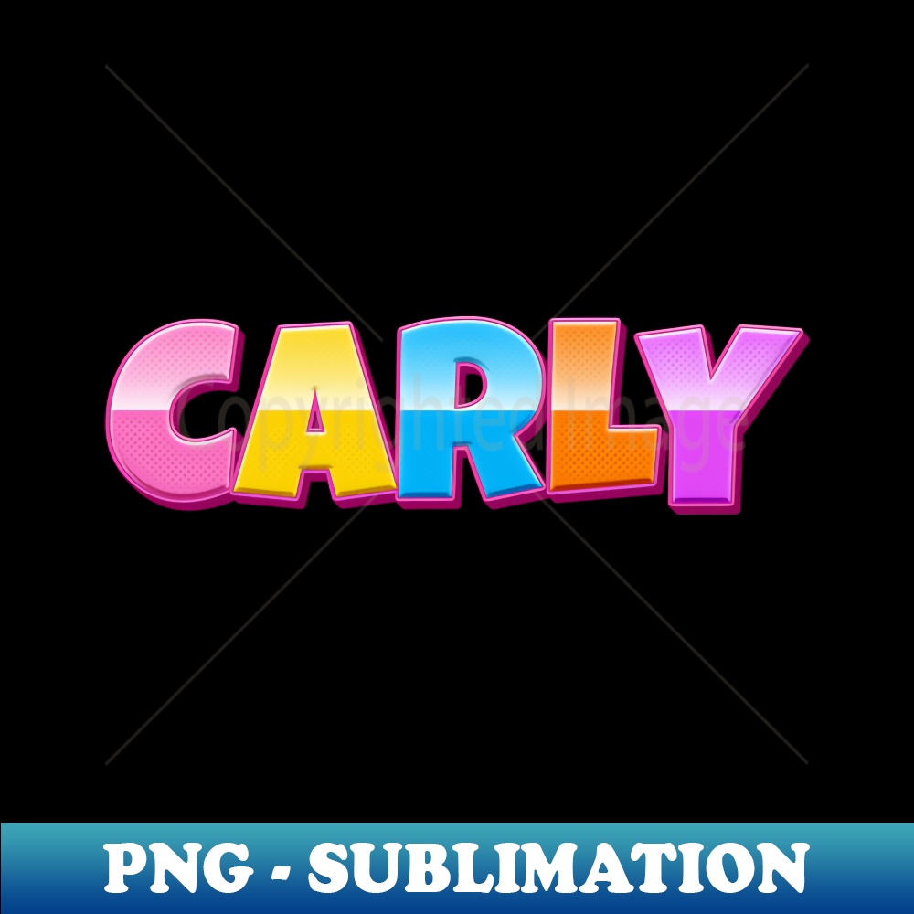 Rainbow Craft Carly Name - PNG Transparent Sublimation File | Inspire ...