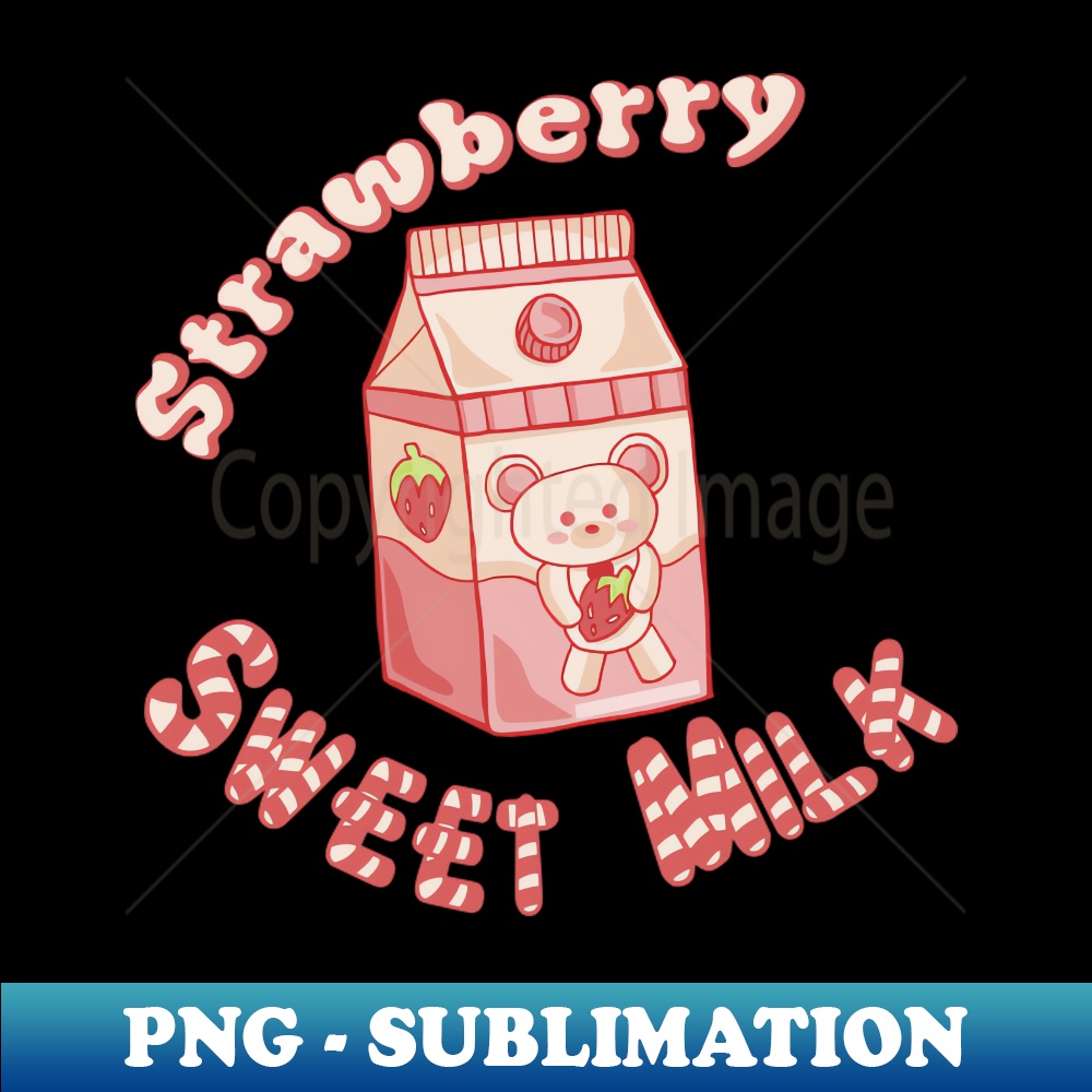 Cute Pink Milk - PNG Transparent Digital Download File for S | Inspire ...