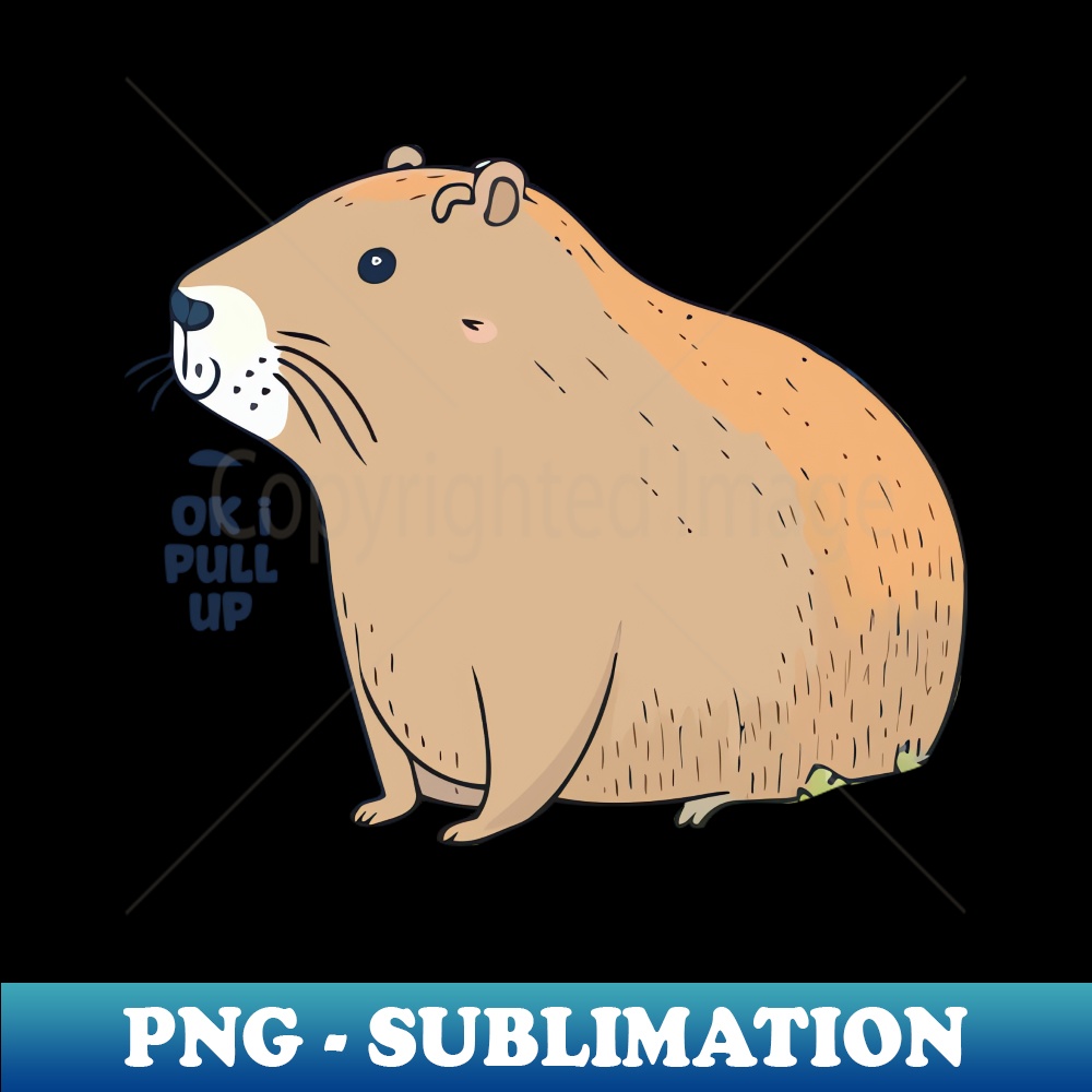 Capybara Capybara Capybara Ok I Pull Up - Instant PNG Sublim | Inspire ...