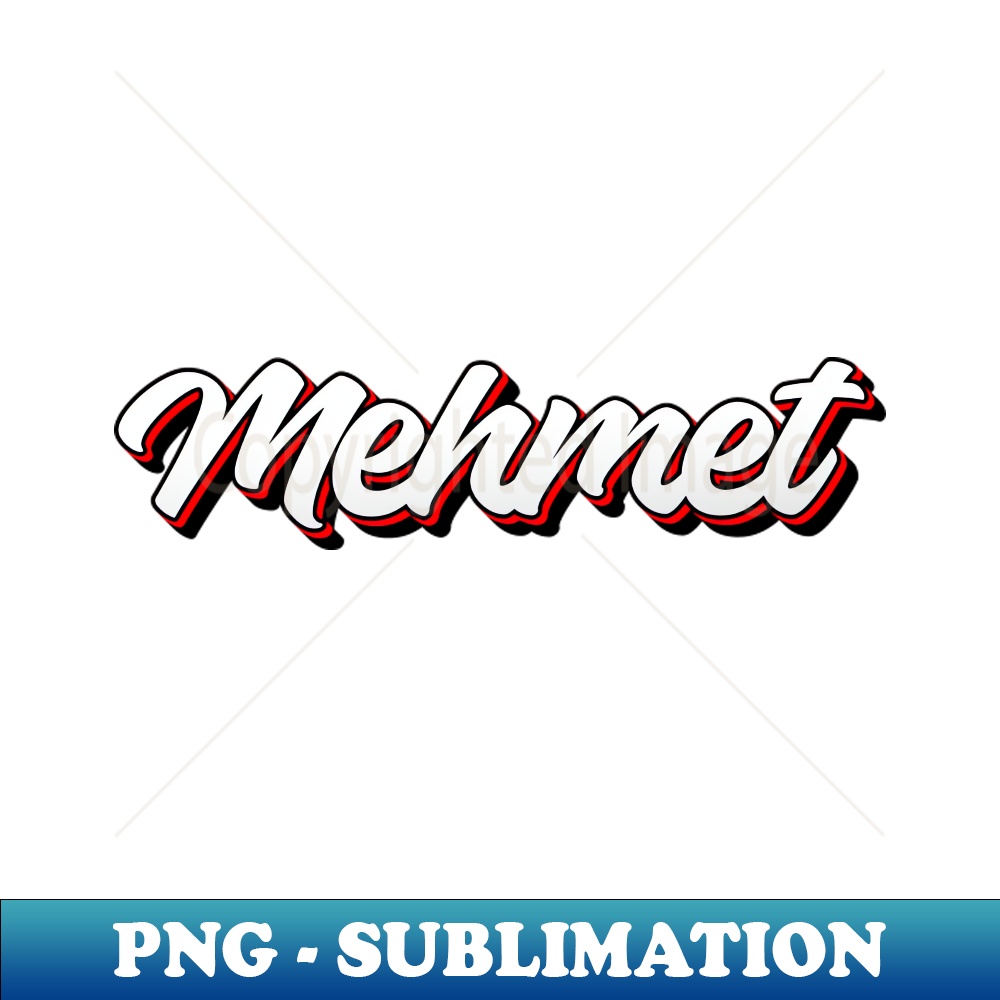 Mehmet name - cool 70s retro font - PNG Transparent Sublimat | Inspire ...