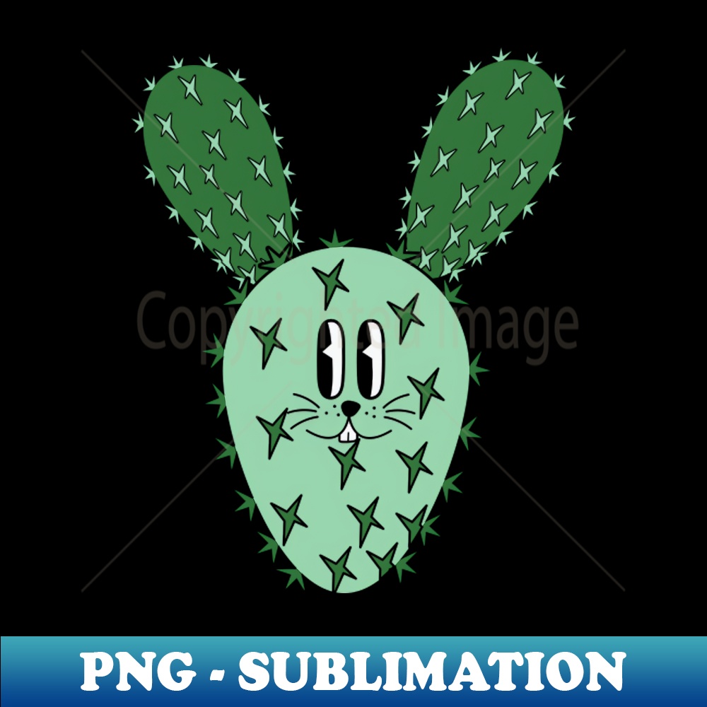 Western Easter Cactus Bunny - Exclusive Sublimation Digital | Inspire ...