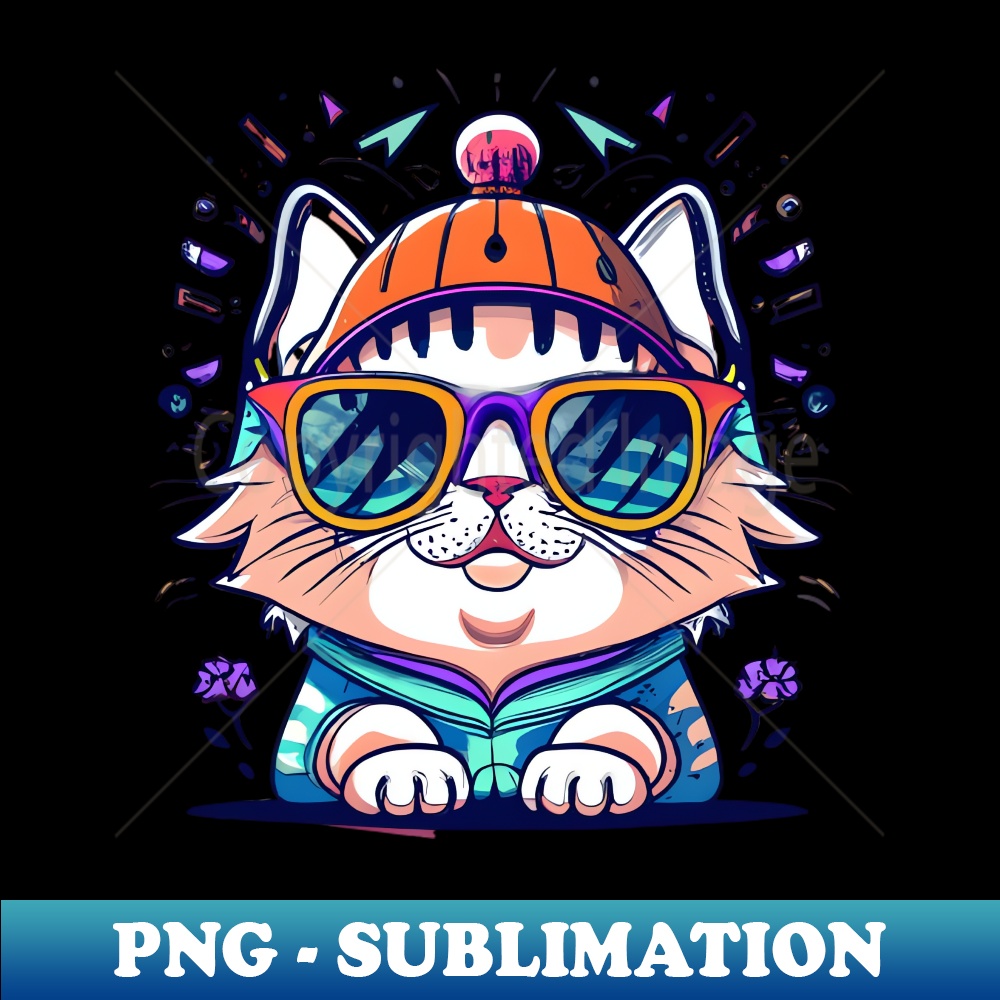 casual cat - Creative Sublimation PNG Download - Boost Your | Inspire ...