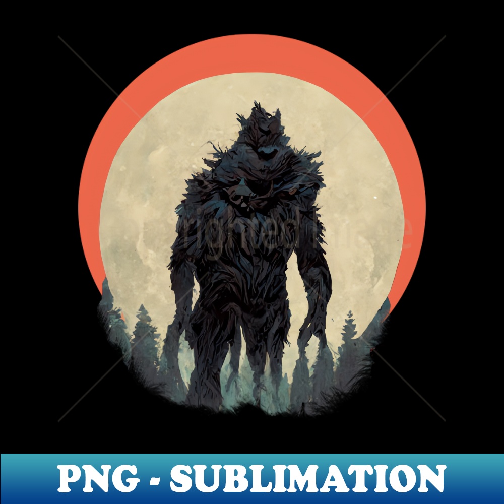 Monster Walking - Full Moon - Exclusive PNG Sublimation Down | Inspire ...