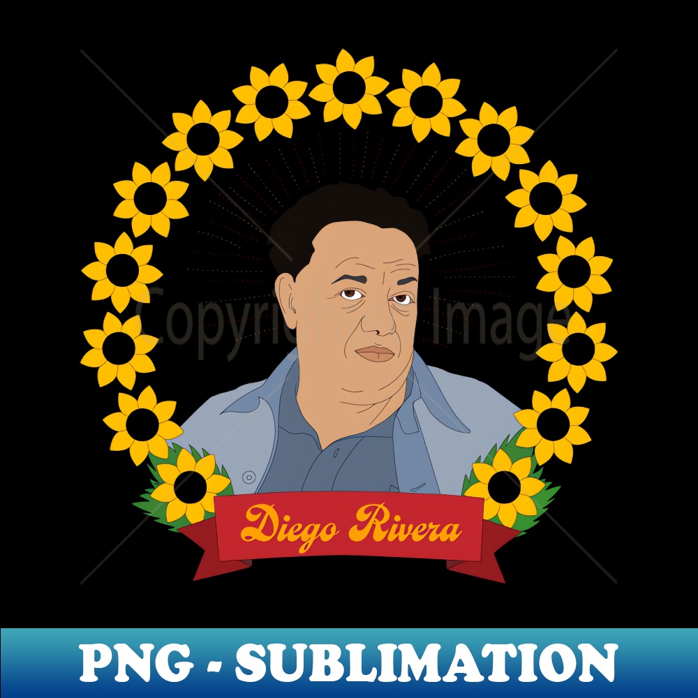 Diego Rivera - Unique Sublimation PNG Download - Vibrant and | Inspire ...