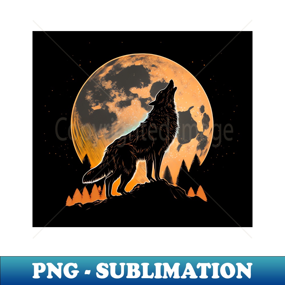 Howling Wolf At The Moon Night Wolf For Wolf Lovers And Moon | Inspire ...