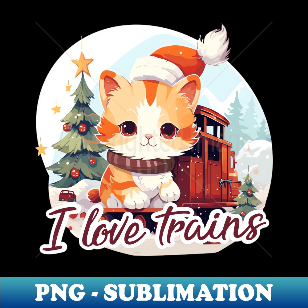 I love trains too - Stylish Sublimation Digital Download - R | Inspire Uplift