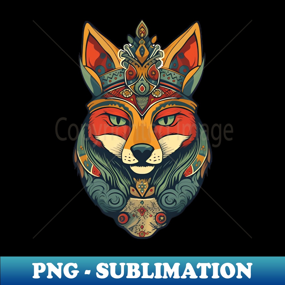 colourful fox King - Exclusive PNG Sublimation Download - Pe | Inspire ...